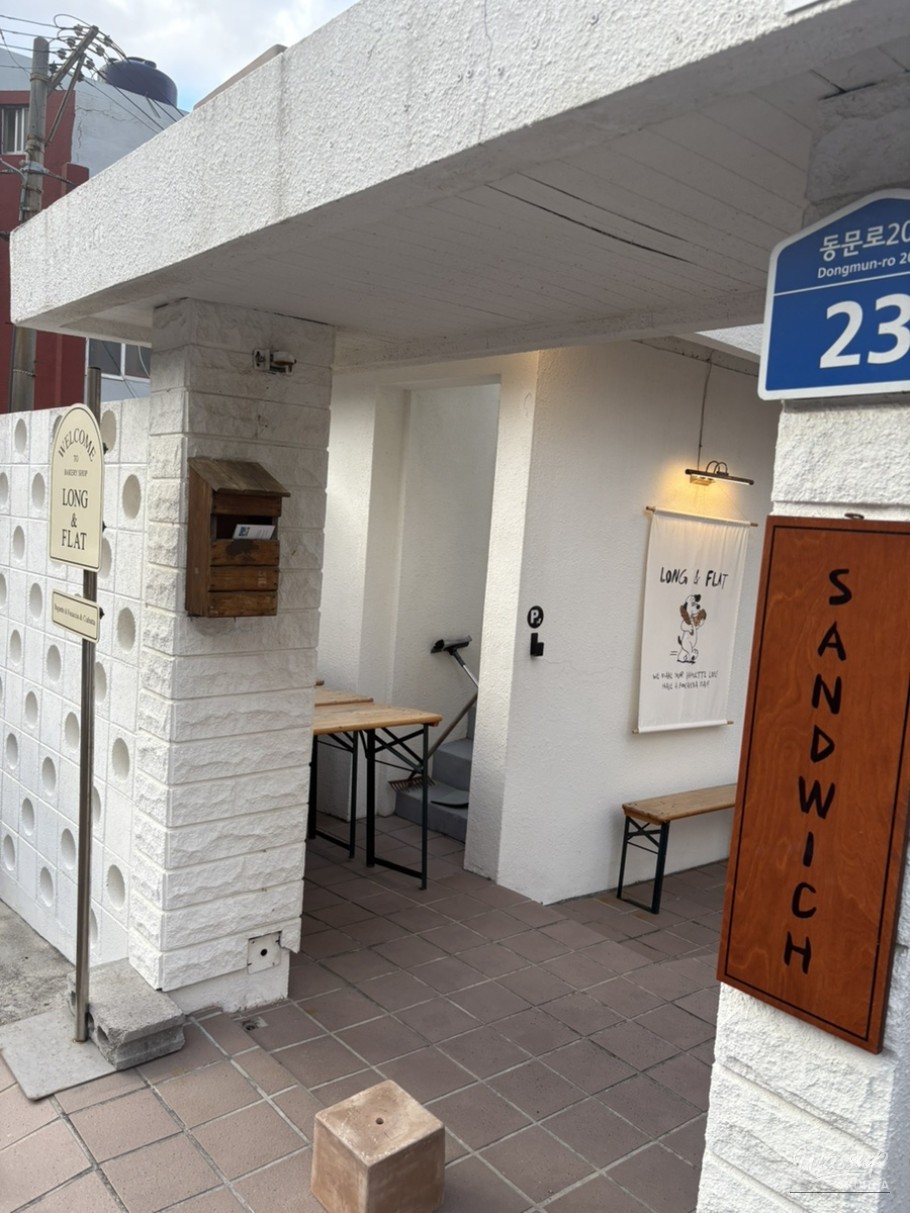 Inside Jeju’s Viral Long Flat Sandwich Café Long Flat